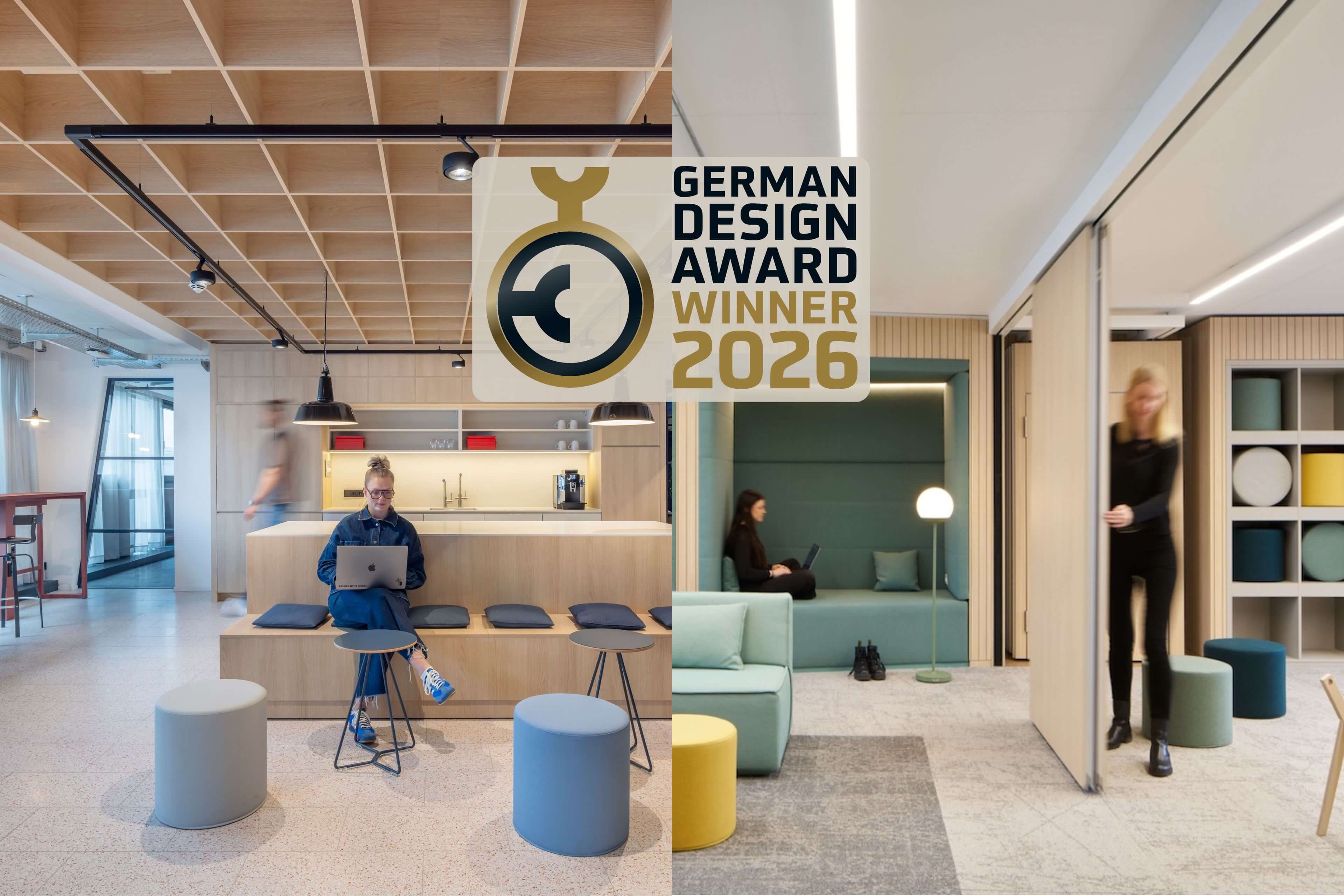German Design Award 2026: bkp ausgezeichnet für Architektur & Arbeitswelten
